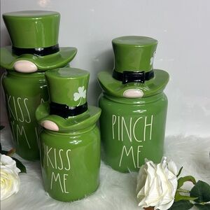 Rae Dunn | Accents | Vhtf Rae Dunn Stpatricks Day Gnome Irish Canister ...